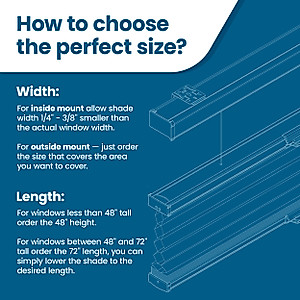 BlindsAvenue Cordless Top Down Bottom Up Cellular Honeycomb Shade, 9/16" Single Cell, Blackout, Designer Print Pebble, Size: 23" W x 48" H