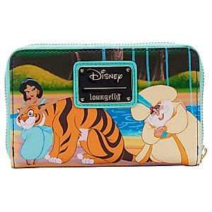 Loungefly Disney Aladdin Princess Scenes Zip Around Wallet
