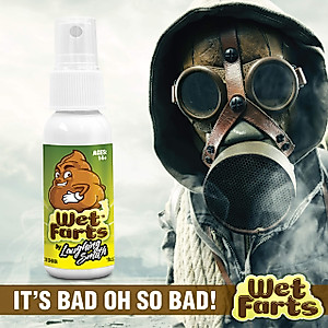Laughing Smith - Wet Farts - Potent Stink Spray - Extra Strong Stink - Hilarious Gag Gifts & Pranks for Adults or Kids - Prank Stink Stuff - Non Toxic - Smells Like Really 'Bad' Gas