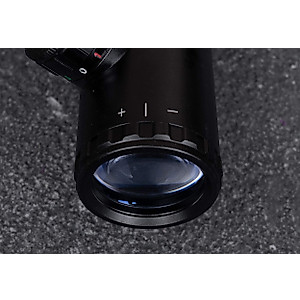 Monstrum 3-9x32 AO Rifle Scope with Illuminated Range Finder Reticle and Parallax Adjustment | ZR252 Quick Release Scope Mount | Bundle