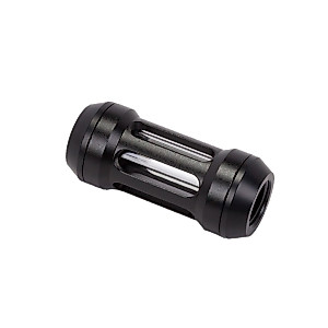 Barrow G1/4" Composite Plate Filter, Black Body, Black Caps