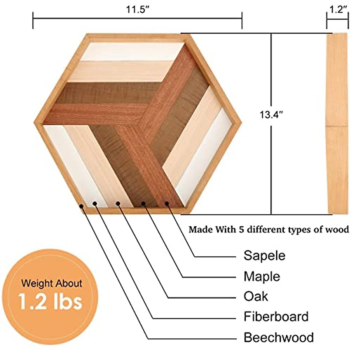 Decorative Coffee Table Tray, Home Farmhouse Boho Decor, Wooden Serving Tray, Round Tray, Drink, Large Ottoman Tray, Circle Bar Tray