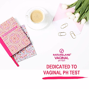 Natureland Vaginal Health pH Test Strips, Feminine pH Test, Value Pack | Monitor Vaginal Intimate Health & Prevent Infection | Accurate Acidity & Alkalinity Balance (10 Strips)