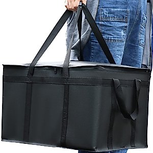 musbus Insulated Food Delivery Bag Cooler Bags Keep Food Warm Catering Therma for doordash Catering cooler bags insulated catering bag 22x14x13 therma catering shopper accessories hot XL XXL Pizza