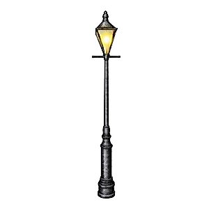 Beistle Cardstock Jointed Lamppost, 6-Feet
