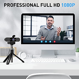 EMEET C960Kit Webcam with Tripod 3 in 1 Webcam C980pro