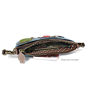 Chala Mini Crossbody Phone Purse with 2 Adjustable Straps (Husky Dog)