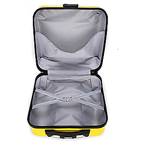 GULRUH Travel Suitcase, Rolling Luggage Wheeled Bag 18 inch Kids Suitcase Boy Girl Carry-Ons ABS Luggage Students Trolley Suitcase