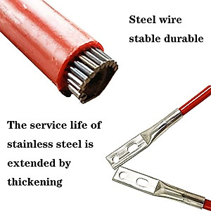 SUONE Snow Plow Blade Marking Guide Kit 27 '' Never Break 304 Stainless Steel Connector for Blizzard Boss SNO Western Snow Plow More Pickups SUV UTV ATV