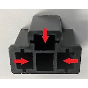 Holley RetroBright Adapter - H4 Non-Standard Plug - Pin-Out Swap