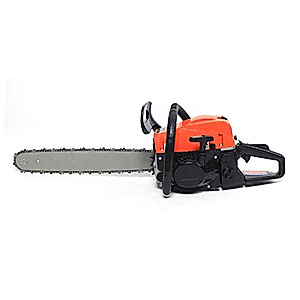 Gasoline Powered Logging Saw, 35.4" Handheld Gasoline Chain Saw, Wood Cutting Shredder for Farms, Gardens and Pastures