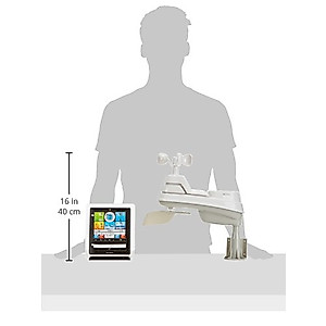 AcuRite 01036M Wireless Weather Station with Programmable Alarms, Gray, Display Version 2