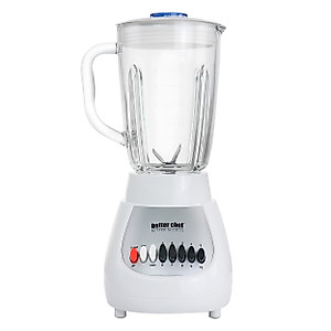 10-speed Watt 42 Ounce Glass Jar Blender In White Multiple Speeds