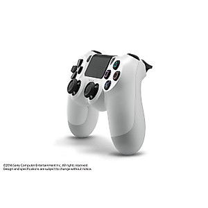DualShock 4 Wireless Controller for PlayStation 4 - Glacier White (Renewed)