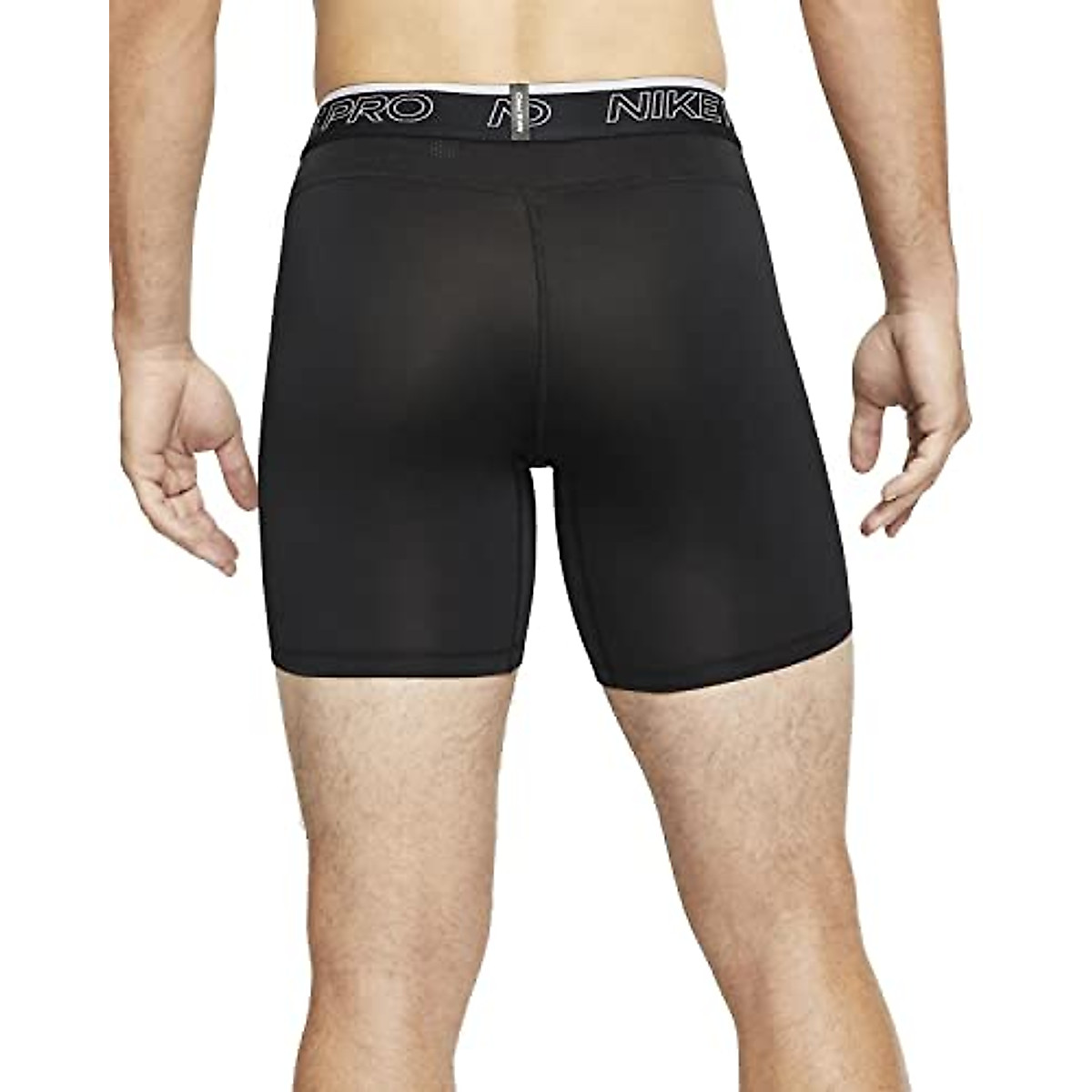 Nike Pro Dri-FIT Men's Shorts, Black/White, M