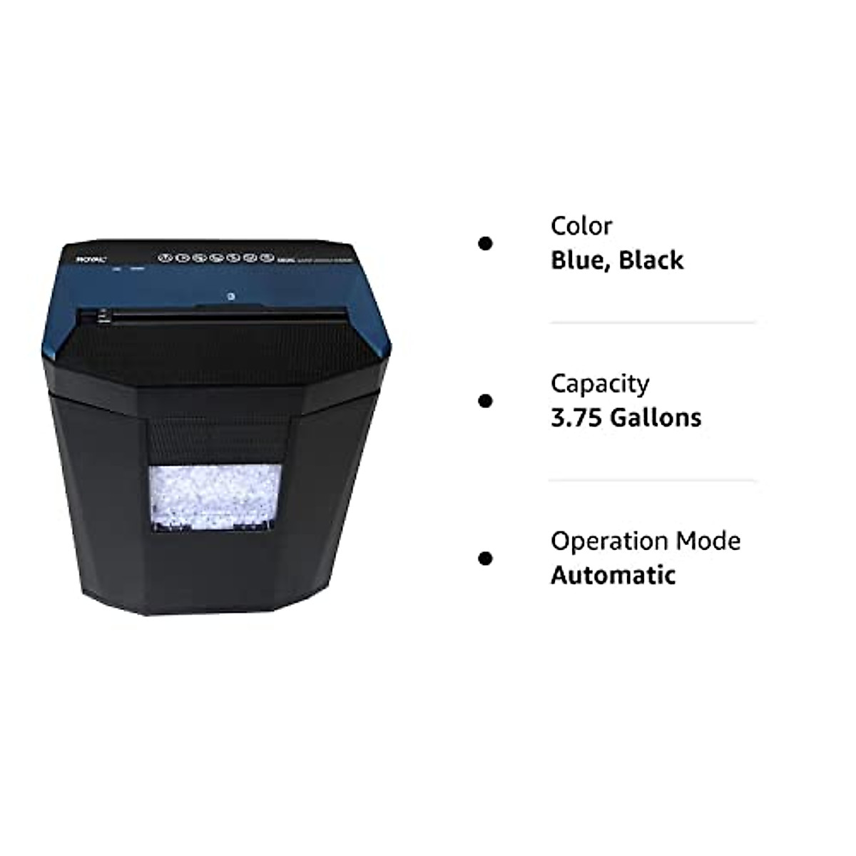 Royal Consumer 1005MC Micro-Cut Paper Shredder, 10 Sheet, Black