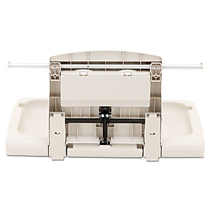 Rubbermaid Commercial 781888 Sturdy Station 2 Baby Changing Table, Platinum