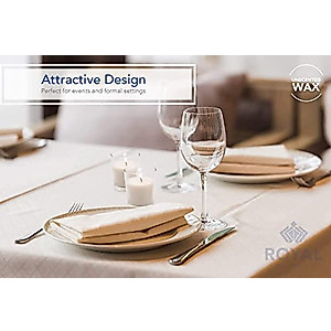 20 Pack Warm White Unscented Clear Glass Filled Votive Candles. Hand Poured Wax Candle Ideal Gifts for Aromatherapy Spa Weddings Birthdays Holidays Party (Warm White)