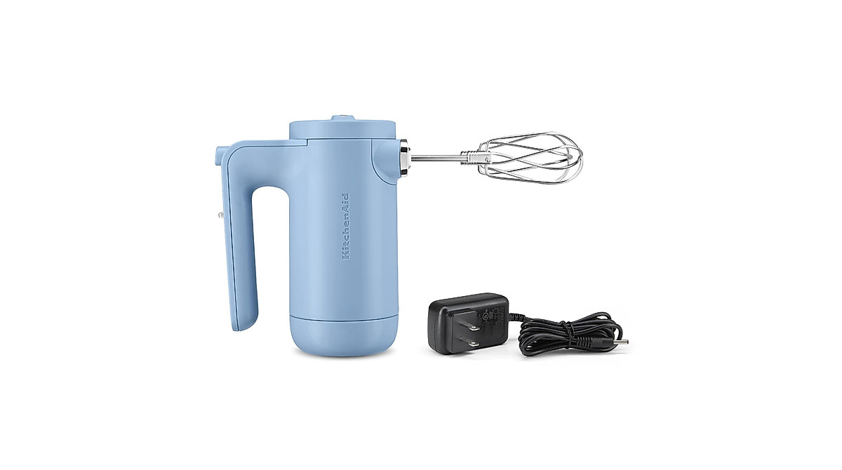 KitchenAid Cordless 7-Speed Hand Mixer - Blue Velvet | Power & Convenience