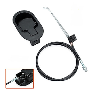 VORCOOL Universal Aluminum Metal Pull Recliner Handle Chair Release Lever Replacement Metal Handle with Spring and Cable for Sofa Couch (Handle with 96cm Cable)