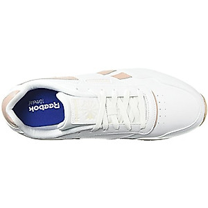 Reebok Women's Classic Harman Run Walking Shoe, White/Bare Beige/Pale, 10