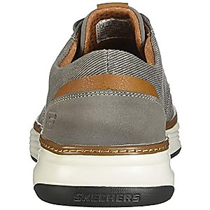 Skechers mens Skechers Men s Moreno Canvas Oxford Shoe, Beige (Tpe 578), 11 Wide US