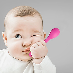 GET FRESH PLA Kids Spoons and Forks Set – 8-Pack Melamine Free Utensils for Kids & Toddlers – Biodegradable Childrens Cutlery Spoons and Forks – Reusable Microwave Safe PLA Kids Dinnerware