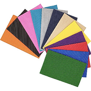 Cartisanat Fat Quarters Fabric Bundles,12Pcs (19.69in x 19.69in / 50cm x 50cm) Sewing Patterns Quarter Precut Fabrics for Quilting Squares Scraps TOP Cotton Material Patchwork DIY Crafting Floral A