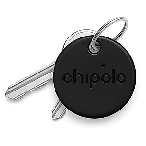 Chipolo (2020) - Finder, Bluetooth Tracker, Item Finder. Free Premium Features. iOS and Android Compatible (ONE 4 Pack, Blue, Red, Black, White)