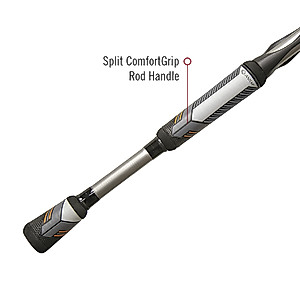 Quantum Throttle Spinning Combo, 10, 5.3:1 Gear Ratio, 5' Length 2pc, 2-6 lb Line Rate, Fast Action, Ambidextrous, TH10502ULA.NS3