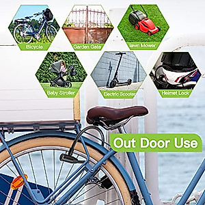 Rofio Fridge Lock, Refrigerator Lock with Keys, Childproof Lock for French Door Fridge and Cabinet