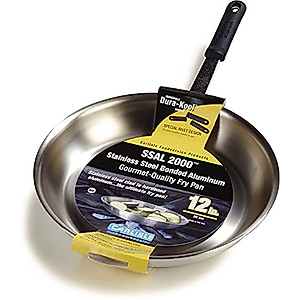 Carlisle FoodService Products 60712RS 12" Stainless Steel SSAL 2000™ Fry Pan