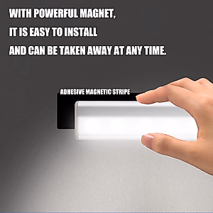 SIXDEFLY Led Motion Sensor Closet Lights 6 Pack, Wireless Under Cabinet Lighting Rechargeable Under Counter Lights, Homelife Motion Sensor LED Lights, Night Light Bar for Kitchen Wardrobe