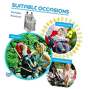 Kisangel Gifts Stroller Mesh Bottle Diapers Table Crib Travel Bed Accessories Room Changing Bag Portable Diaper Stacker Playard Pocket Universal Storage for Organizer Wipes Diaper Bag