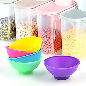 Coopay 16 Pieces Mini Silicone Pinch Bowls Multicolor Heat Resistant Snack Bowls Prep and Serve Bowls, Unbreakable, Flexible, 1.75 Oz (Mixed Colors)