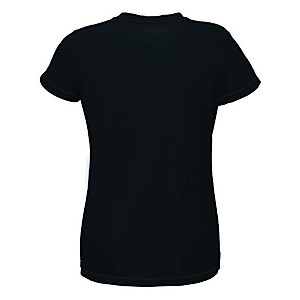Champion womens Plus Jersey V-neck Tee, Script Logo T Shirt, Black-y07245, XX-Large Plus