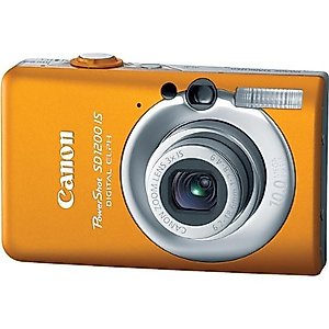 Canon PowerShot SD1200IS 10 MP Digital Camera with 3x Optical Image Stabilized Zoom and 2.5-inch LCD (Orange)