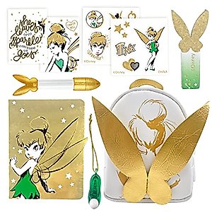REAL LITTLES - Collectible Micro Disney Tinker Bell Backpack with 6 Surprise Toy Accessories Inside!