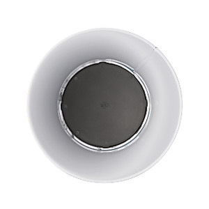 Bath Bliss 5 Liter Small Wastebasket | 2 Pack | Round Open Top | Trash Can | Bathroom | Bedroom | Kitchen | Office | Dorm | Disposal Waste Bin | Garbage | Marble