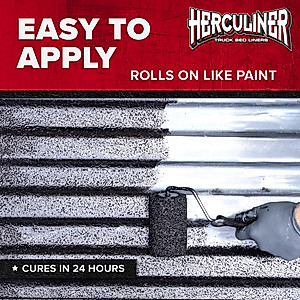 HERCULINER Black 6 Foot Truck Bed Roll on Bedliner Kit