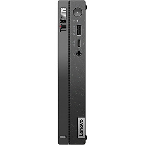 Lenovo ThinkCentre neo 50q Gen 4 Tiny Desktop Computer, Intel Core i5-13420H 2.1GHz, 16GB RAM, 256GB SSD, Windows 11 Pro, Black