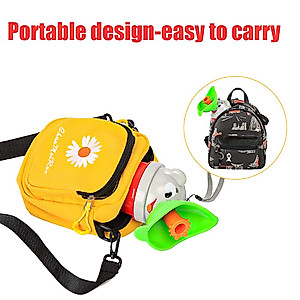 Emoly Portable Baby Child Potty Urinal Emergency Urinal Toilet for Camping Car Travel and Kid Potty Pee Training (Girls)