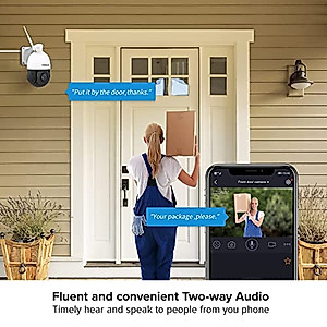 Foscam SD2X 18X Optical Zoom 1080P HD Outdoor PTZ Security Camera, 2.4g/5gHz WiFi IP Surveillance camera,Speed Dome, 165ft Night Vision, IP66, WDR, Built-in Audio, Works with Alexa Google Assistant