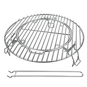 WINTRON Firepit Cooking Grate, 19.5" Stainless Steel Grill Grate for Solo Stove Bonfire Smokelss Firepit, BBQ Gourmet Sear System for Outdoor Camp Fire, Fire-Pit Accessory