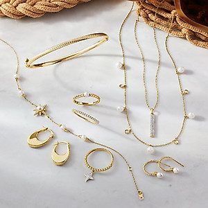 Ross-Simons RS Pure 0.25 ct. t.w. Diamond Stackable Ring in 14kt Yellow Gold. Size 9