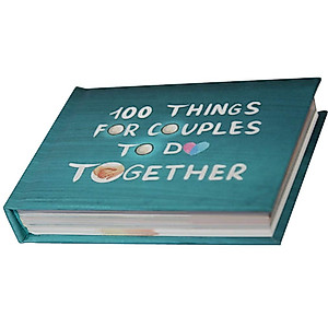 Infmetry 100 Things for Couples to Do Together -Valentines Day Gifts for Her Him Boyfriend Girlfriend Wife Husband Newlyweds, Funny Bridal Shower Registry Wedding Gifts for Women Men