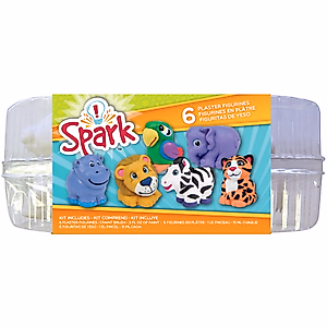 Colorbok Spark Plaster Value Pack Zoo, Multicolor
