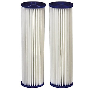 Filtrete Standard Capacity Whole House Pleated Replacement Water Filter 3WH-STDPL-F02, 2 pack, for use with 3WH-STD-S01 System