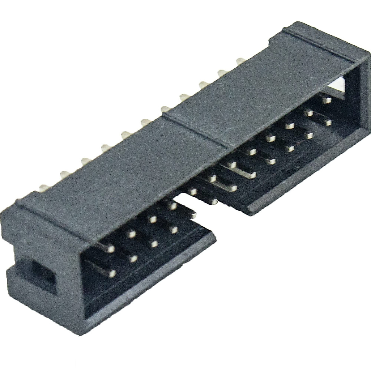 whiteeeen 20pcs 2 x 12 24 Pins 2.54mm IDC Socket Straight Male Box Header Connector