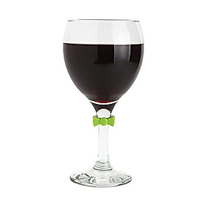 Joie Bow Tie Drink and Wine Charm Set, Set of 6, Multicolor